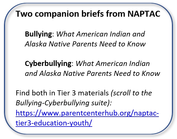 Resources on Bullying and Cyberbullying of Native Youth - Center for ...